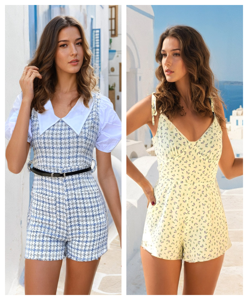 Trend du moment : la combishort - Cherry Flower